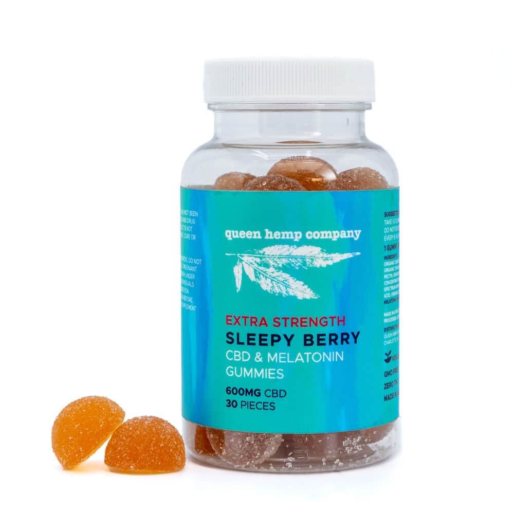 Advanced Formula Sleepy Berry Gummies 600mg - Queen Hemp Company